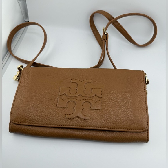 Tory Burch | Bags | Tory Burch Brown Leather Crossbody Bag | Poshmark